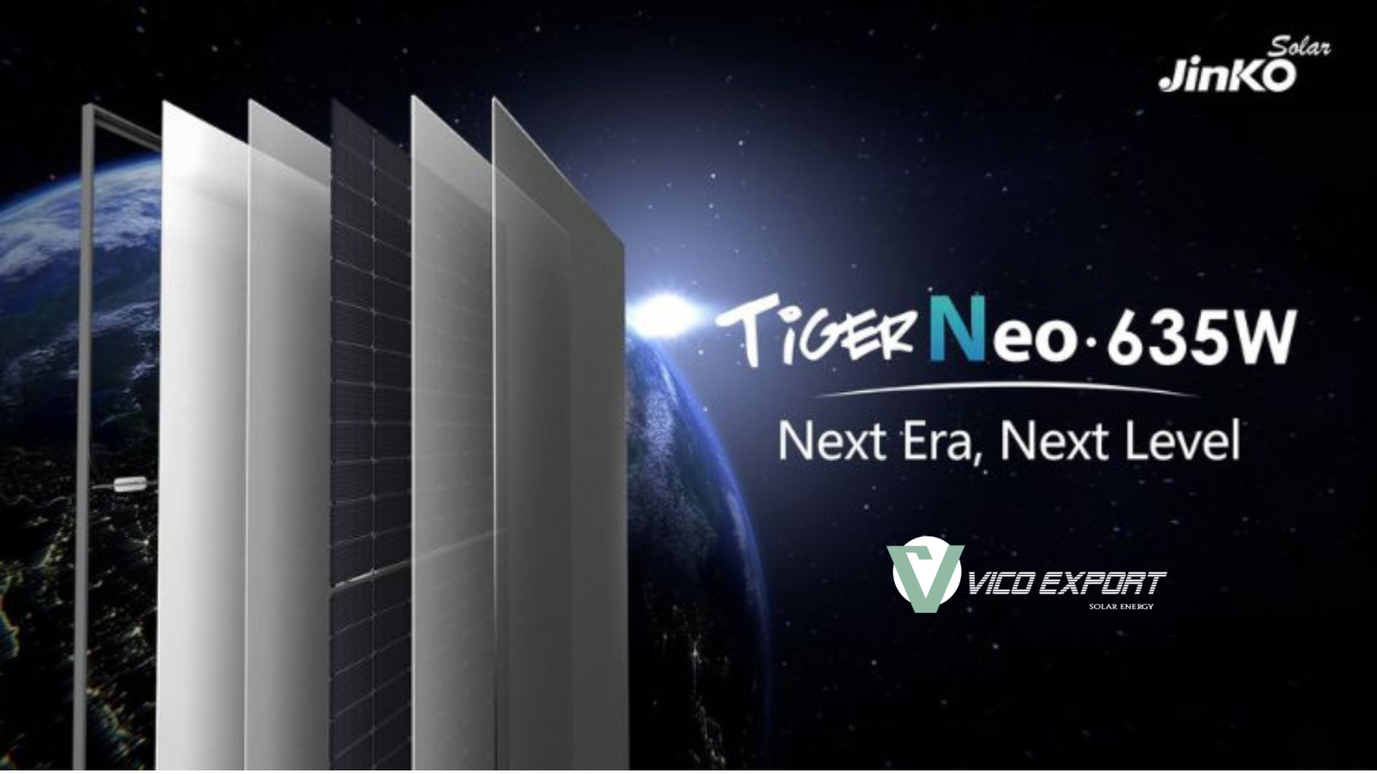 Jinko Solar Tiger Bifacial | Vico Export Solar Energy