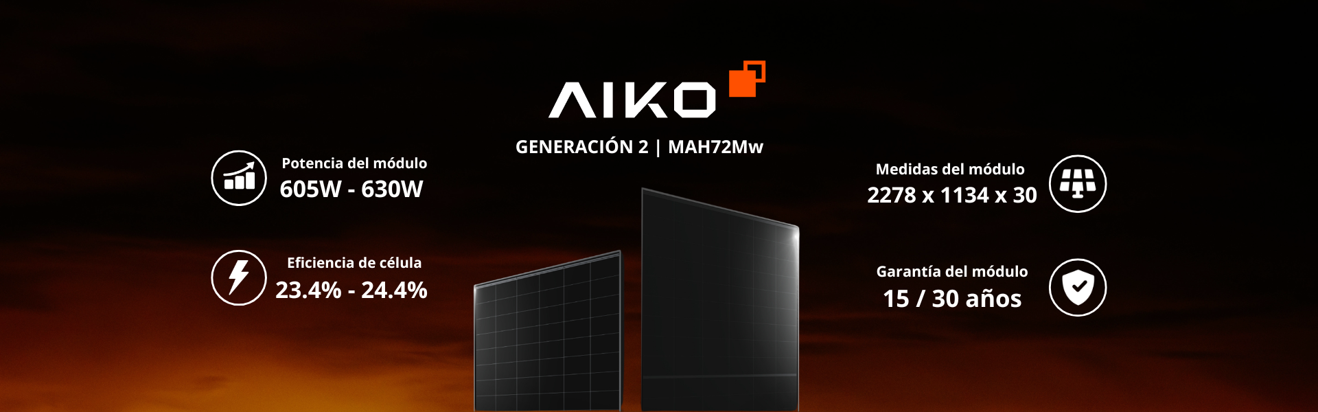 AIKO MAH72Mw Generation 2 | Vico Export Solar Energy